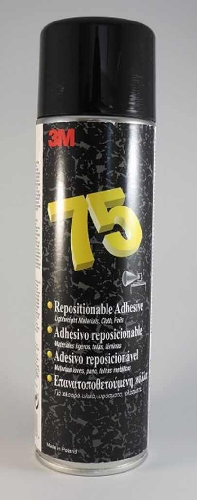 3M Repositionable 75 Spray Adhesive - Genfab
